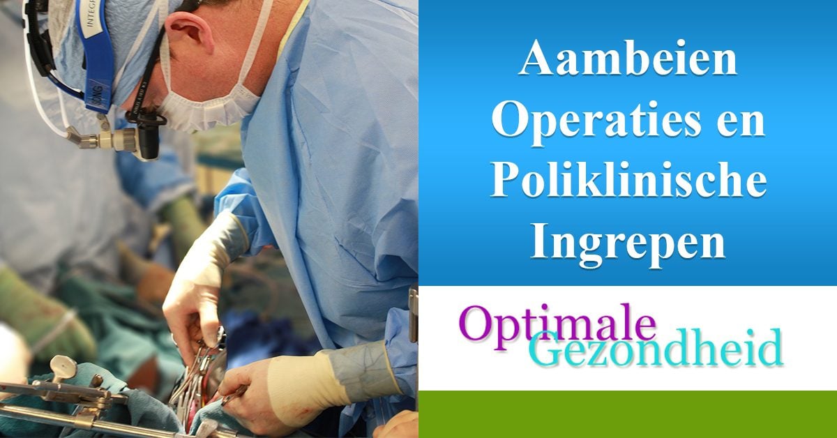 Aambeien Operatie en Behandel Tips